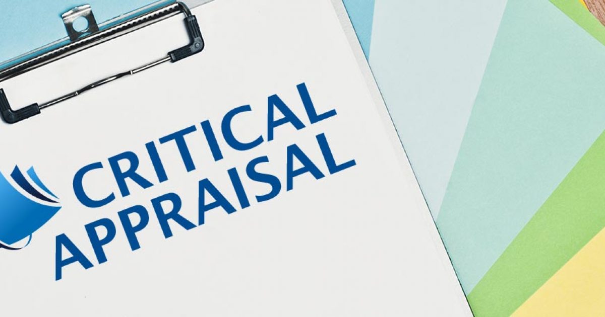Critical Appraisal | Revealed - new logo for the critical appraisal…